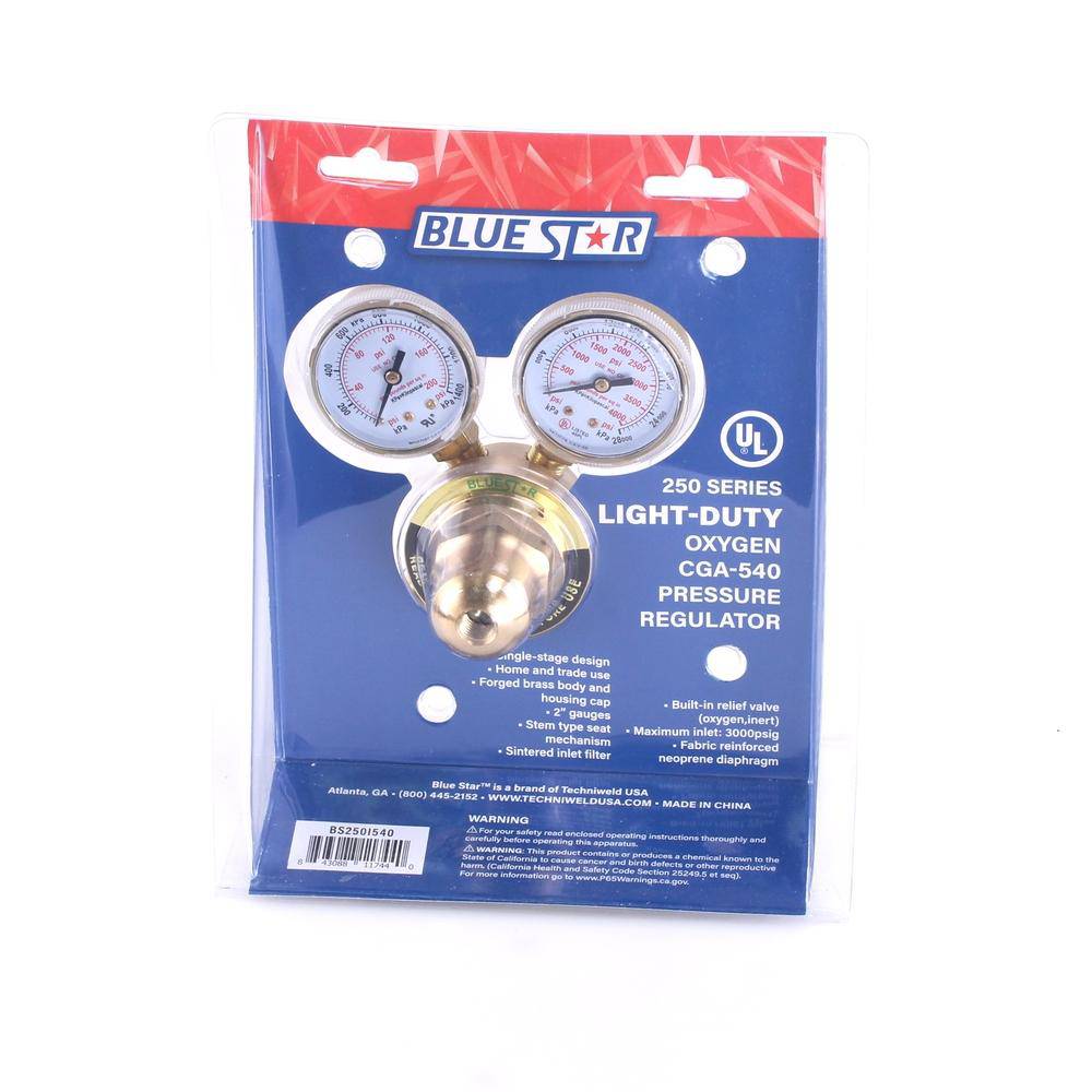 Blue Star Oxygen Regulator – SteelandPipesofFloridaLLC