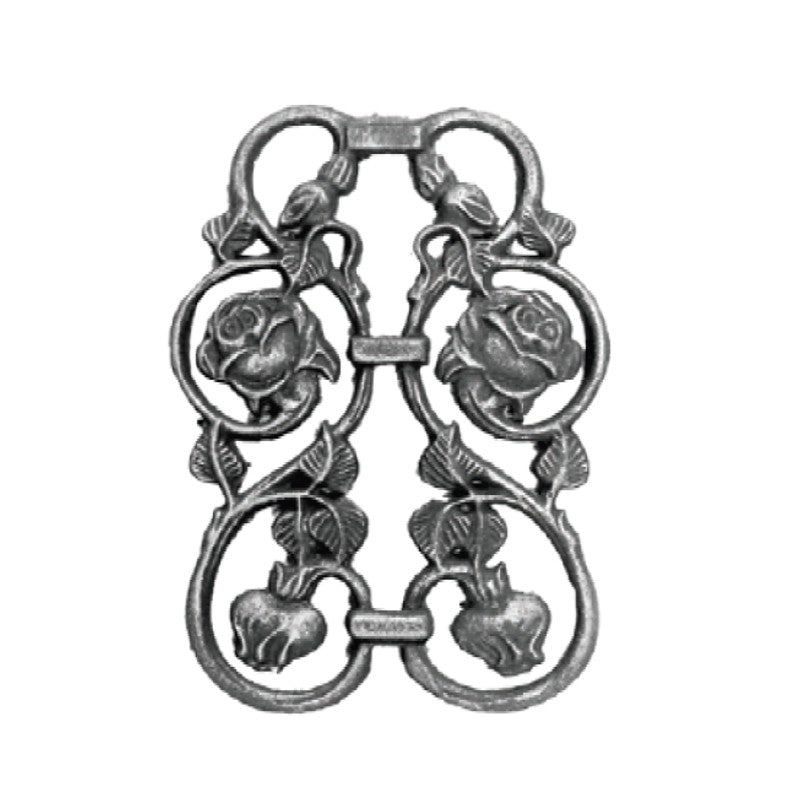 Cast Iron Floral Design 8.76S – SteelandPipesofFloridaLLC