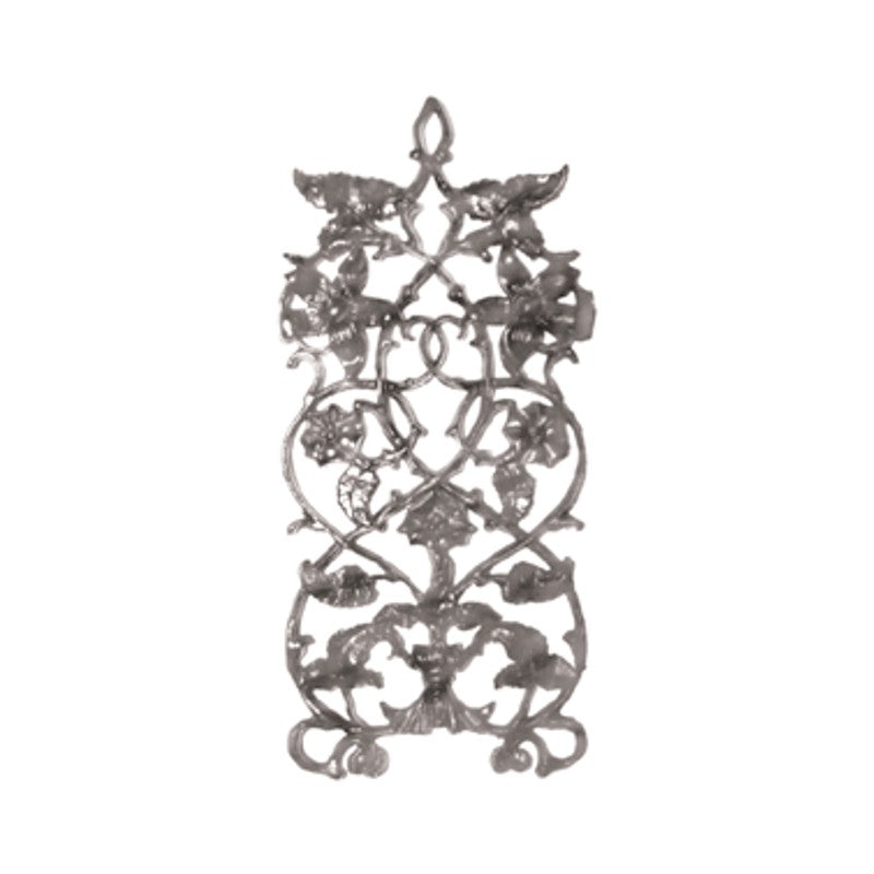 Cast Iron Floral Design 8.96 – SteelandPipesofFloridaLLC