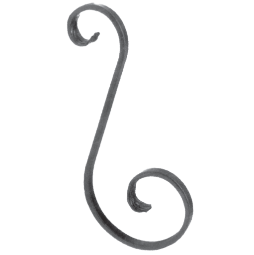 Forged S-Scroll ART80/A/11 – SteelandPipesofFloridaLLC